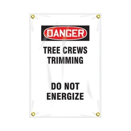 Accuform OSHA DANGER UTILITY POLE WRAP TREE FMG106 FMG106 | Zoro