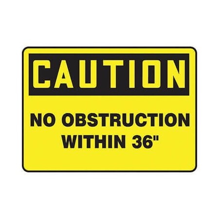 Accuform Caution Sign, MVHR673VA MVHR673VA | Zoro