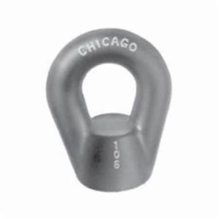 Chicago Hardware Oval Eye Nut, 3/8"-16 Thread Size, Steel, Plain 17005 ...