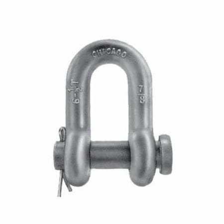 Chicago Hardware Chain Shackle, Class 1, 15 Ton, 716 In, 12 In Pin Dia ...