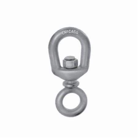 Chicago Hardware Chain Swivel, 046 Ton, 516 In, Drop Forged Steel, Hot ...