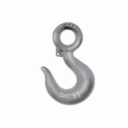 Chicago Hardware Eye Hook, 2 Ton, Eyelet Attachment, Drop Forged Steel ...
