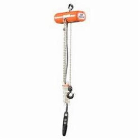 Cm Shopstar Electric Chain Hoist, Single Reeving, 500 Lb, 612 Ft, 10 Ft ...
