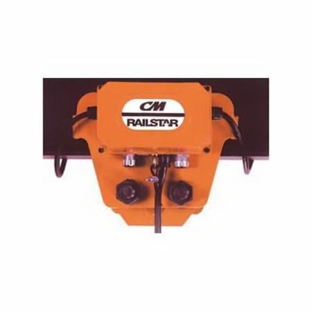 Cm Railstar Motor Driven Trolley, 0125 To 2 Ton, Fits Beam Flange Width ...