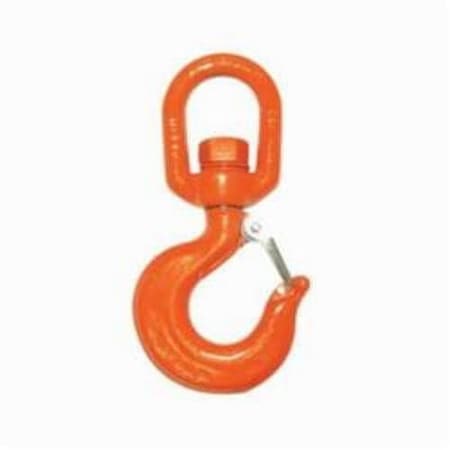 Cm Swivel Rigging Hook With Latch, 15 Ton Load, Eye Attachment, 223 In ...