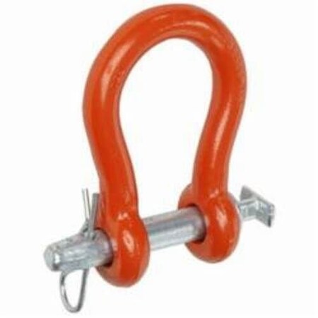 Cm Clevis Shackle, Straight, Series Big Orange, 25000 Lb, 1 In, THandle ...