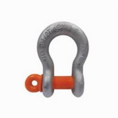 Cm Anchor Shackle, 075 Ton Load, 516 In, 038 In Screw Pin, Galvanized ...