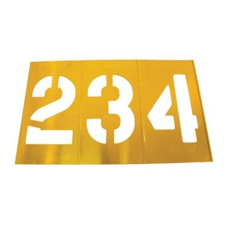 C.H. Hanson Ch Hanson 8'' Single Brass Stencil, 10160 10160_ | Zoro