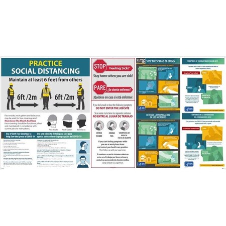 Nmc Safety Sign, MULTI MESSAGE COVID19, ACP 125, Large Format ...