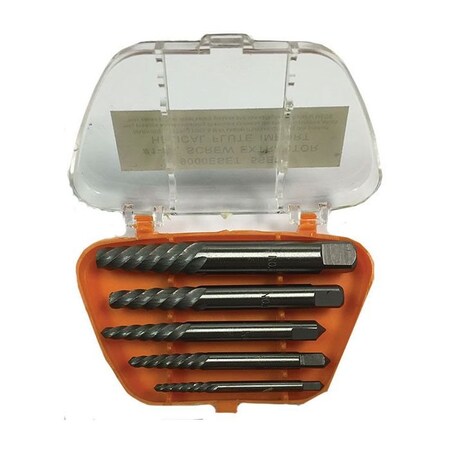 Drillco Screw Extractor Set, Series 9000E, Measurement System Imperial ...