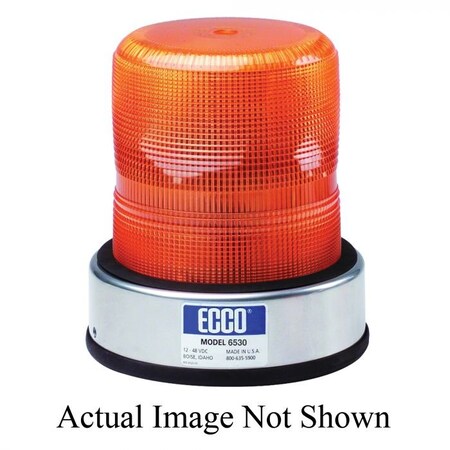 Ecco 6500 360 Medium Profile Strobe Beacon, Blue, JBolt Mount, 12 To 48 ...