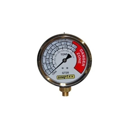 Enerpac Simplex 30, 50, 100 Ton Gauge GT30 | Zoro
