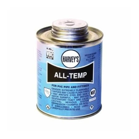 Harvey Tool ALLTEMP ALL WEATHER PVC CEMENT, 32 OZ DAUBER IN BOTTLE ...