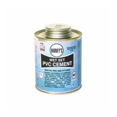Harvey Tool WET SET HEAVY LOW VOC PVC CEMENT, 16 OZ DAUBER IN BOTTLE ...