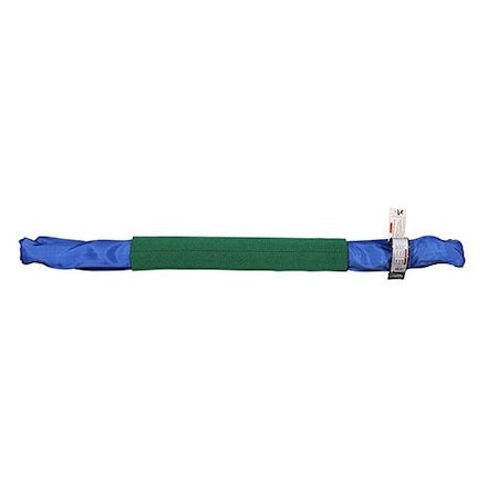 Hsi Eye and Eye Round Slings, 22 ft L, Blue SP2120EE-22 | Zoro