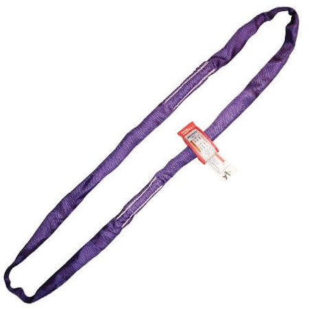 Hsi Endless Round Slings, 12 ft L, Purple ENR1-12 | Zoro