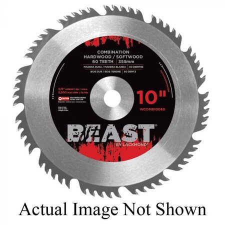 Lackmond Beast Combination Blade, ATBR, 714 Blade Dia, DM58 in, 0087 ...