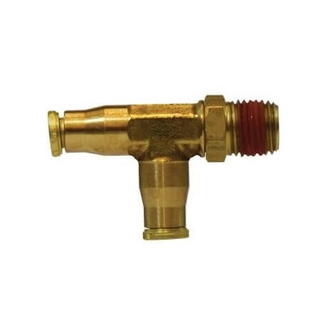 Midland Metal Tube to Pipe Run Tee, Swivel, Tee, 12 Nominal, PushIn x ...