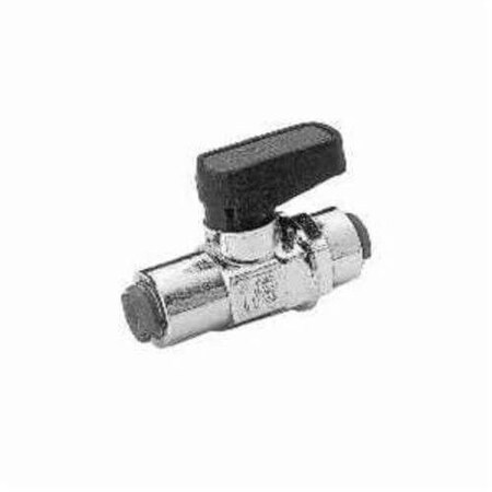 Midland Industries Ball Valve, 38 Nominal, PushIn, 0 to 250 psi, 0 to ...