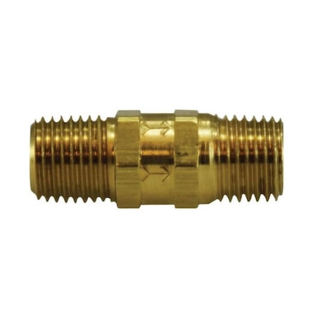 Midland Metal Check Valve, 14 Nominal, MNPT, 2500 psi, 180 deg F, Brass ...