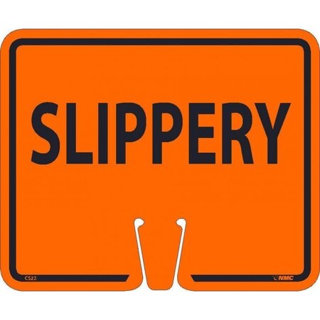 Nmc SAFETY CONE SLIPPERY SIGN, CS22 | Zoro