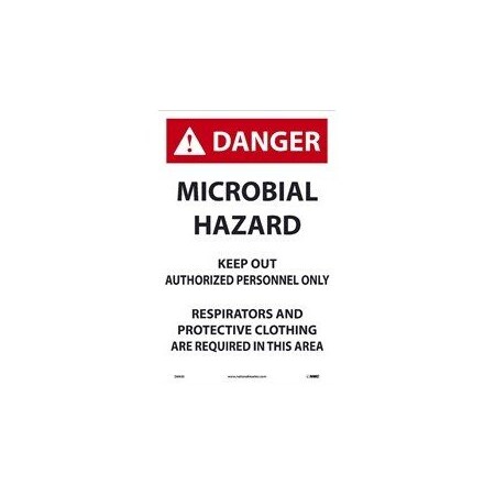 Nmc DANGER, MICROBIAL HAZARD, D8950 D8950 | Zoro