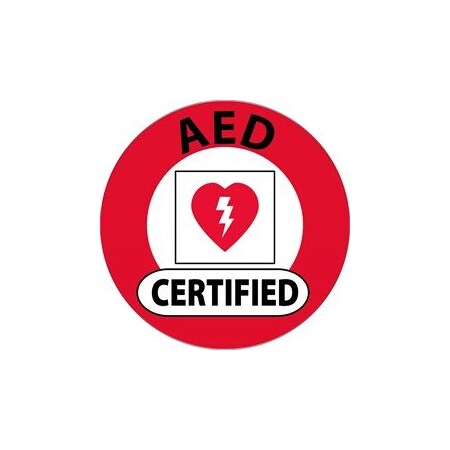 Nmc HARD HAT EMBLEM, AED CERTIFIED, HH132 | Zoro