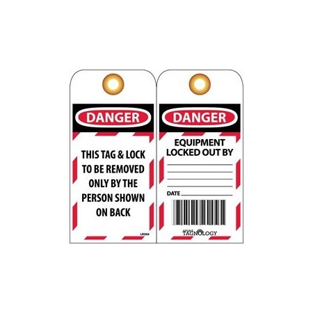 Nmc RFID TAG, DANGER THIS TAG LR304 | Zoro