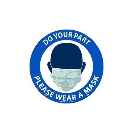 Nmc DO YOUR PART PLEASE WEAR A MASK, , ML81P50 ML81P50 | Zoro