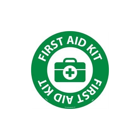 Nmc WALK ON FLOOR SIGN, 17 DIA, WFSM68 WFSM68 | Zoro