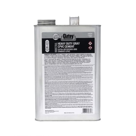 Oatey CPVC Industrial Cement, Solvent, Series EP42, 1 gal, Opaque ...