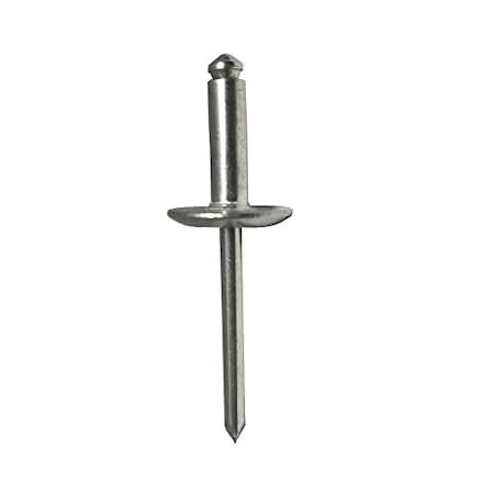 Irwin Blind Rivet, Large Flanged Head, 0.1875 in Dia., 0.94 in L ...