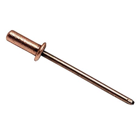 Stanley Engineered Fastening Blind Rivet, Dome Head, 0.125 in Dia., 0. ...