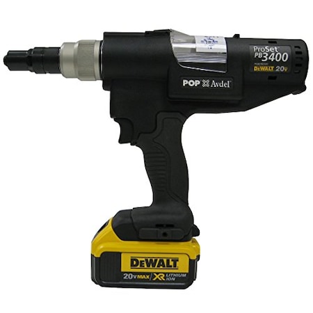 Stanley Engineered Fastening Cordless Blind Rivet Tool Set-Up For 1/4 ...