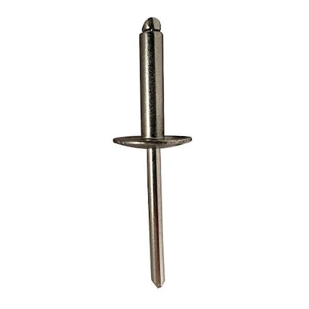 Irwin Blind Rivet, Large Flanged Head, 0.125 in Dia., 0.265 in L ...