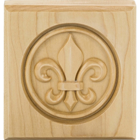 Hardware Resources Oak, 4" H, 4" W, Unfinished FDLROS3OK | Zoro