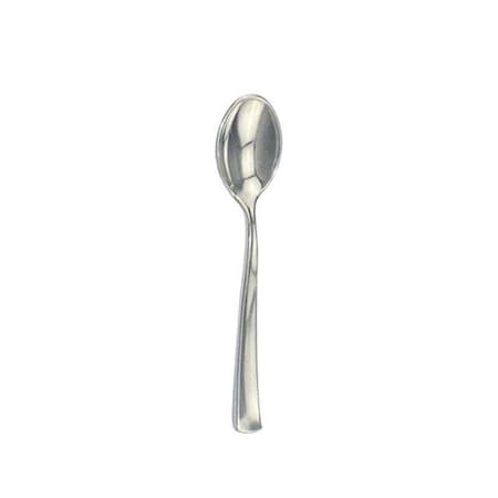 Smarty Had A Party Shiny Metallic Silver Plastic Mini Dessert Spoons ...
