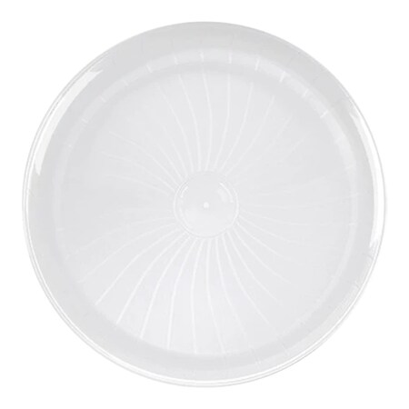 Smarty Had A Party 14 White Pavilion Round Disposable Plastic Trays 24 ...
