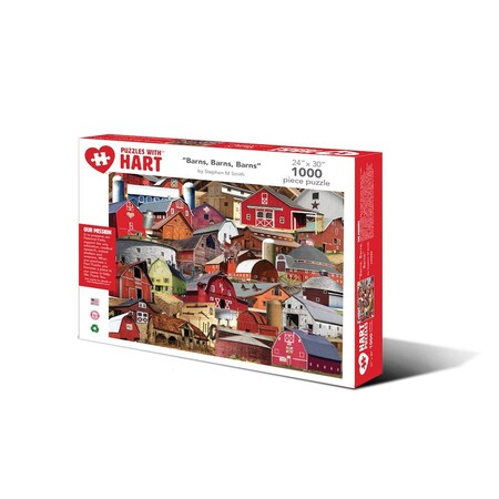 Hart Puzzles Barns, Barns, Barns by Steve Smith HP034 | Zoro