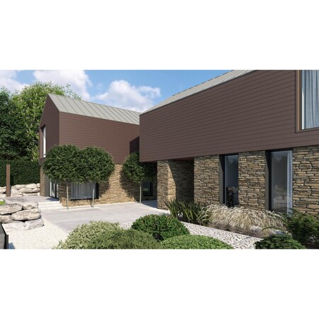 Ejoy 106in x 6.1in Outdoor WPC Vinyl Wall Siding Panel, 4PK WSP_FEW4 | Zoro