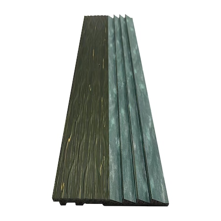 Ejoy Acoustic Vinyl Wall Cladding Siding Panel, 94.5 in. x 4.8 in. x 0. ...