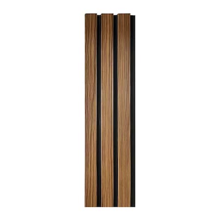 Ejoy Acoustic Vinyl Wall Cladding Siding Panel, 94.5 in. x 4.8 in. x 0. ...