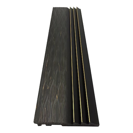Ejoy Acoustic Vinyl Wall Cladding Siding Panel, 94.5 in. x 4.8 in. x 0. ...
