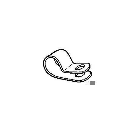 Ks Cable Clamp, Nylon, 1/8 in Bundle Dia., 1000 PK 23427 | Zoro