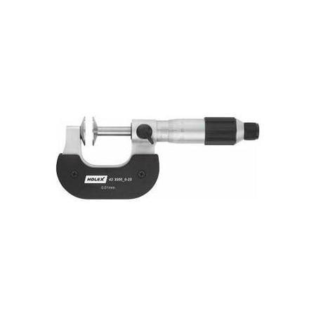 Holex External Micrometer with Disc Anvils, Measuring range: 125-150 mm ...