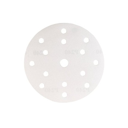Holex Velour-backed abrasive disc A, 15 holes, Diameter: 150 mm, Grit ...