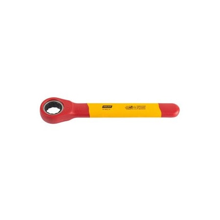 Holex Single ended ratchet ring wrench fully insulated- Width across ...