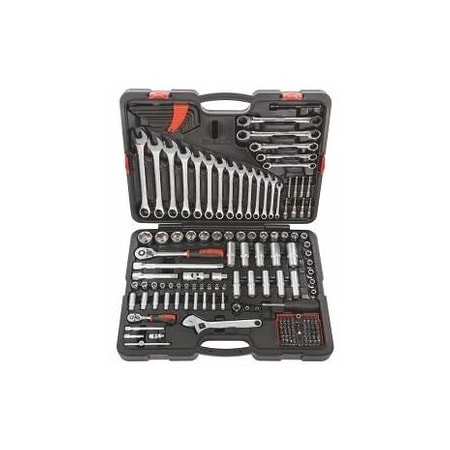 HOLEX 1/4 in Socket Wrench, 154 Piece, - 630002 154