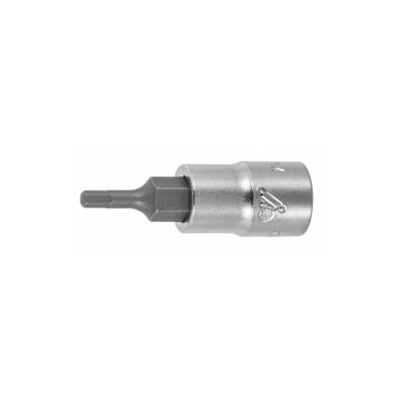 Holex Hex Bit Socket Set, 1/4 inch Dr, 6 Pc, 2.5 mm to 8 mm 630905 1/4 ...