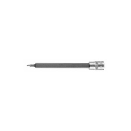 HOLEX 1/4 in Drive, Screwdriver for TORX screws, TX8 Tip, 100 mm ...